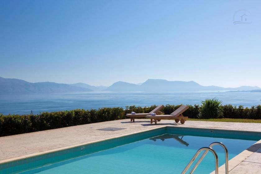 Villa Ventalia with a wonderful sea view and private pool! in Nidri