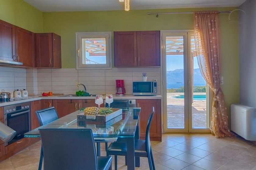 Villa Ventalia with a wonderful sea view and private pool! in Nidri