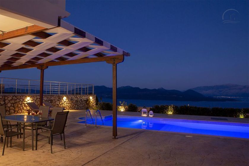 Villa Ventalia with a wonderful sea view and private pool! in Nidri